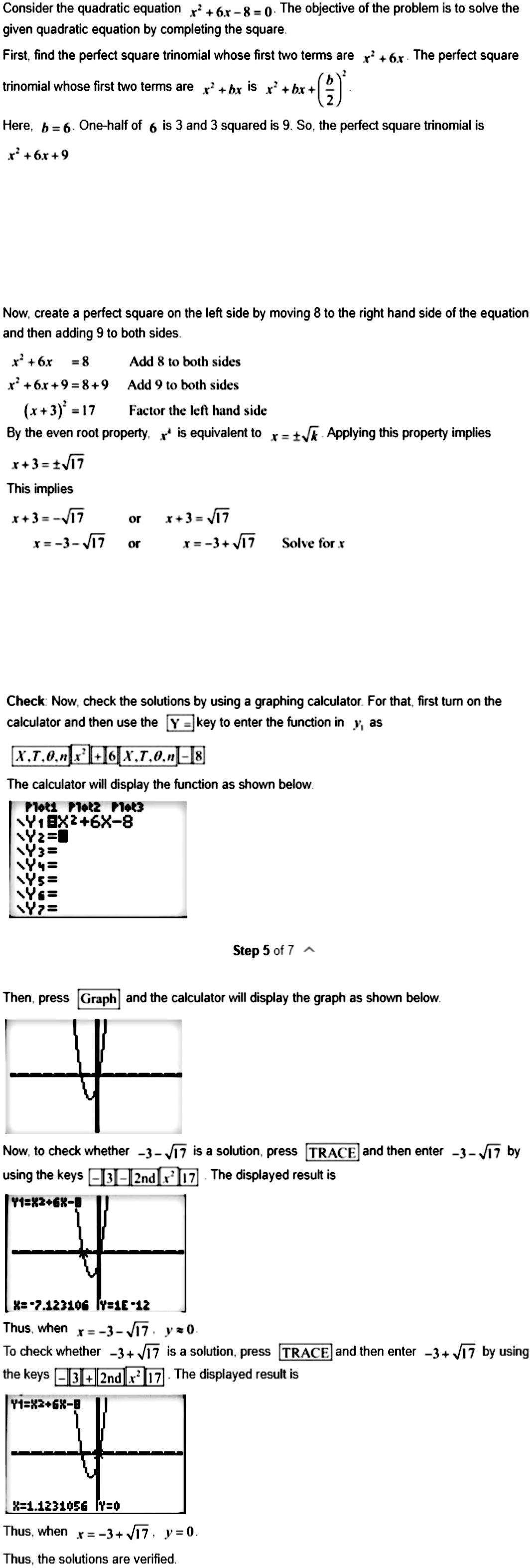 Solved: Solve by completing the square. See Examples 5-7. See the ...